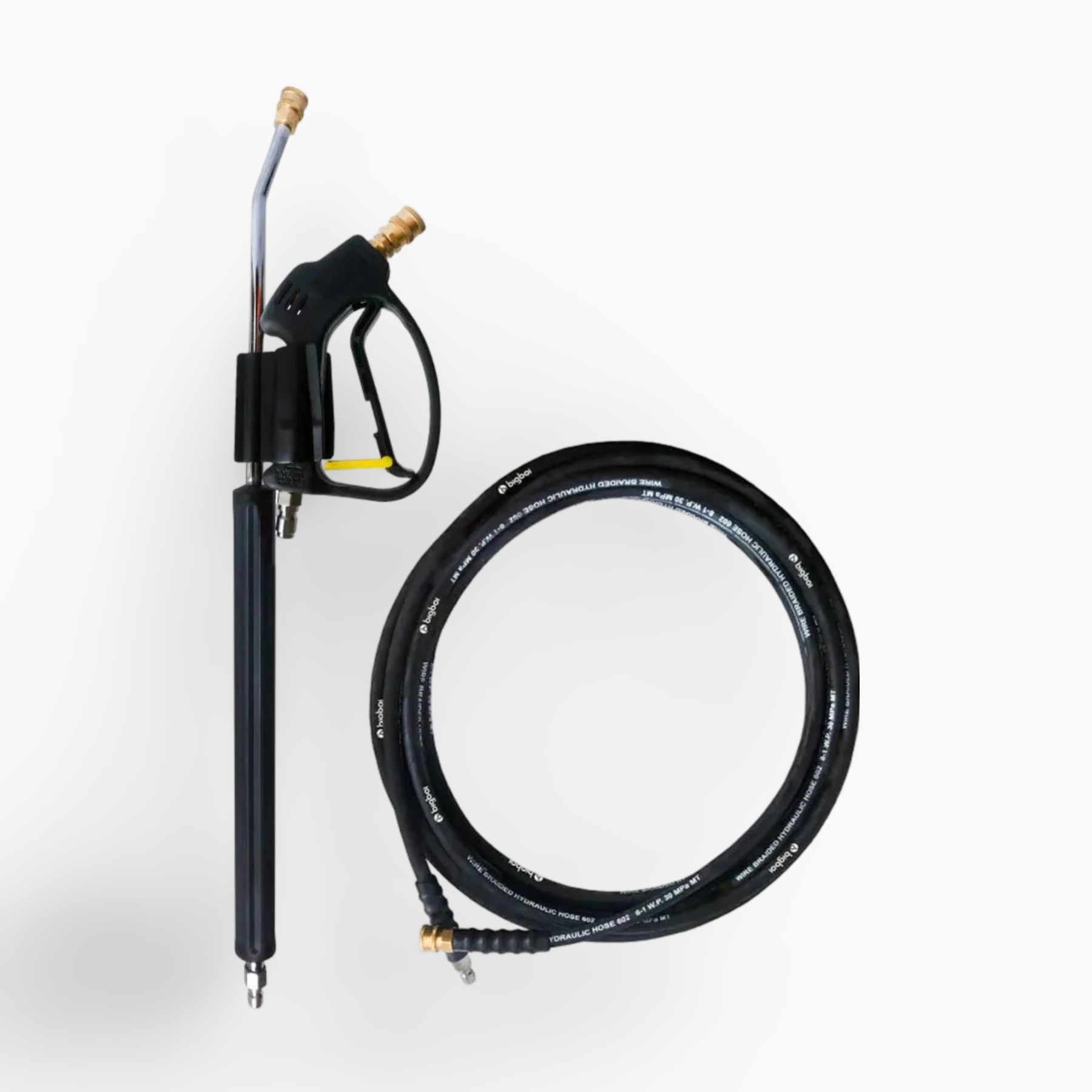 BigBoi WashR Flo & Jnr Hose Pack | Hogedrukreiniger Voor Auto